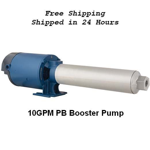 PB1016A151 1PH 1-1/2HP 10GPM Cast Iron Booster Pump
