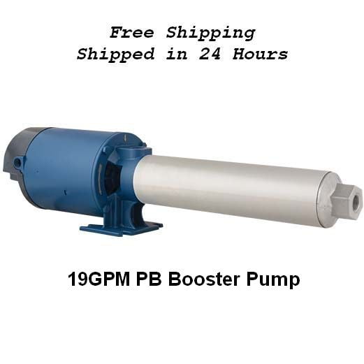 PB1914C203 3PH 2HP 19GPM Powder Coated Booster Pump